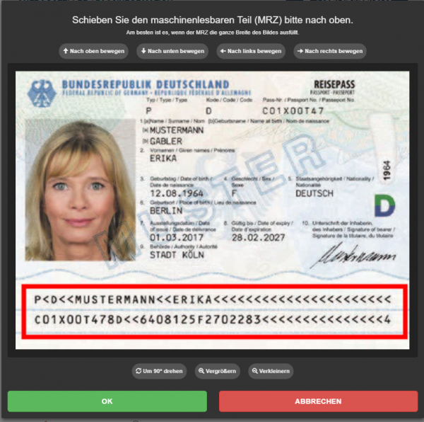 Paszport biometryczny do wniosku o ESTA